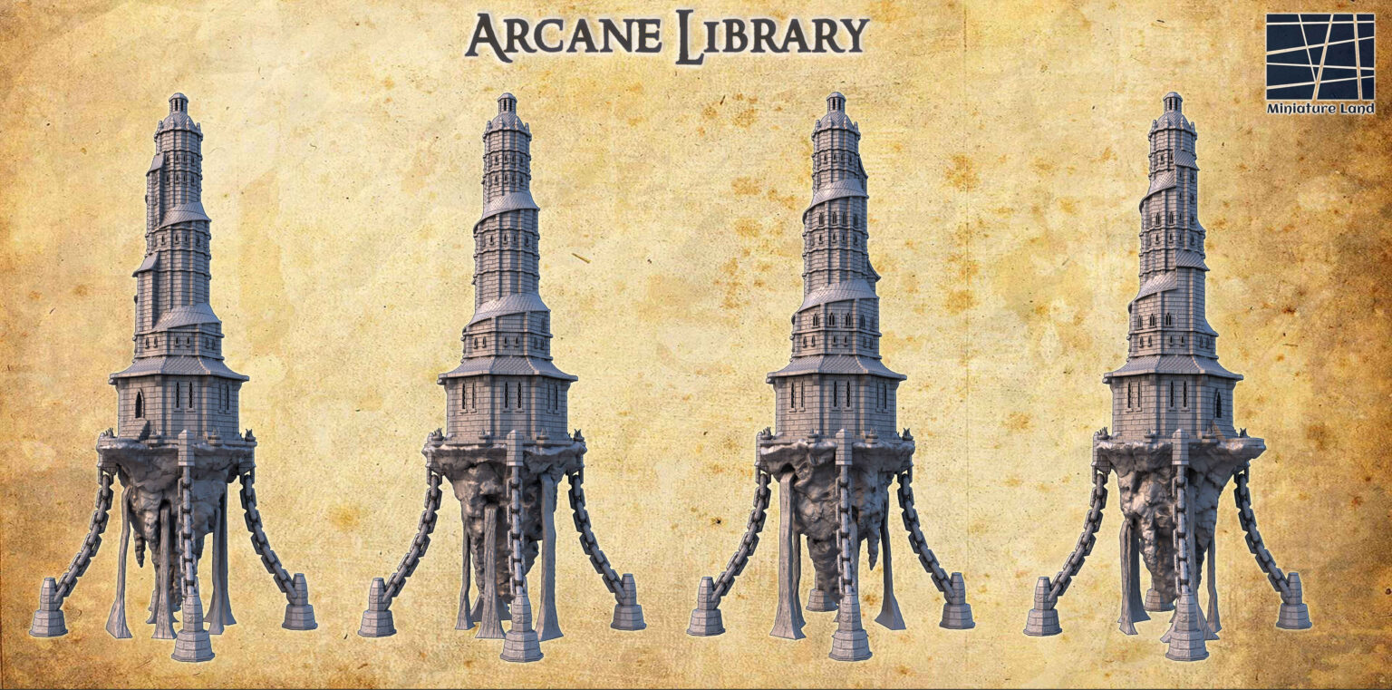 Arcane Library - Miniature Land