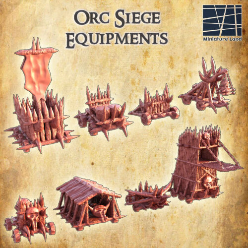 Orc Siege Weapons - Miniature Land
