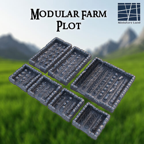 Modular Farm plot - Miniature Land